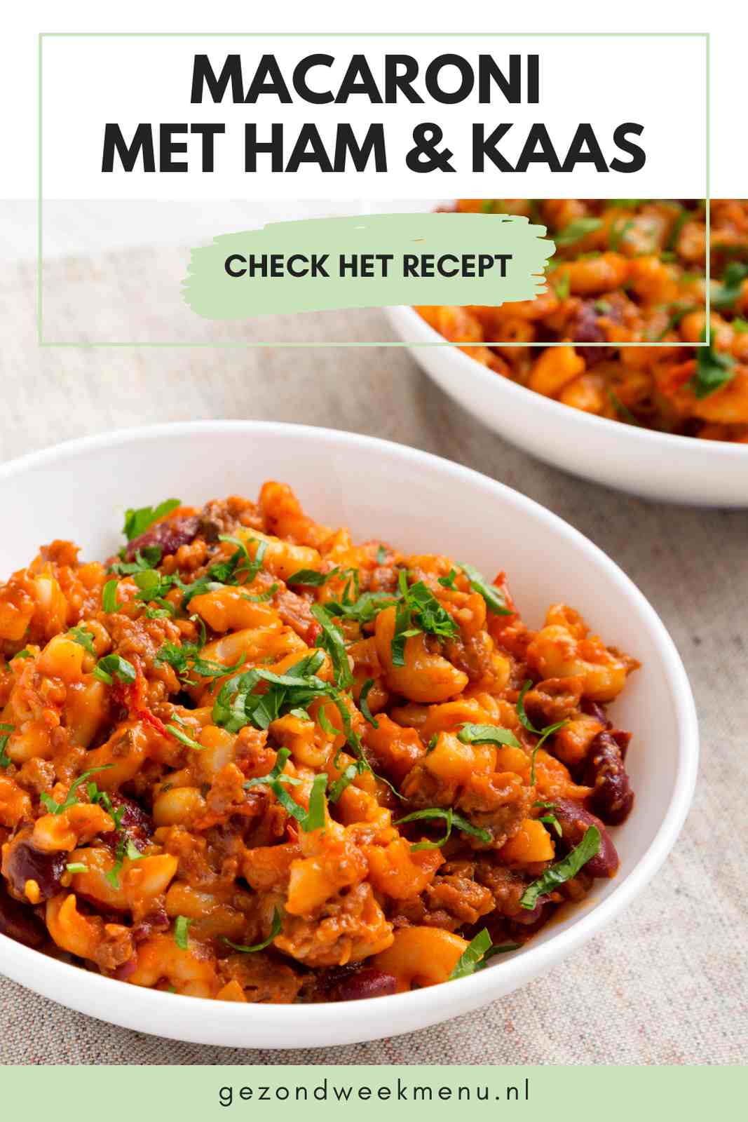 Recept Macaroni Met Ham En Kaas (En Verstopte Groenten)